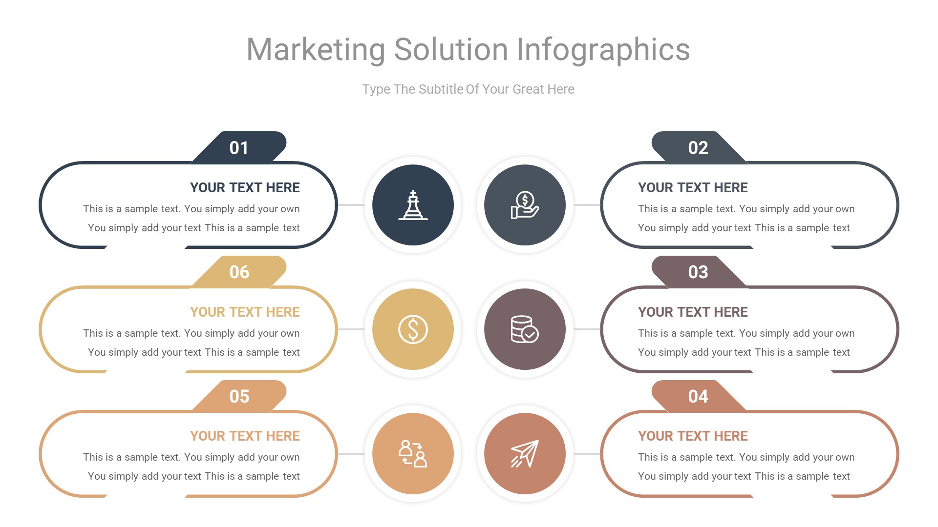 Marketing Solution Infographics Presentation Template by SOOZ_ART | GraphicRiver